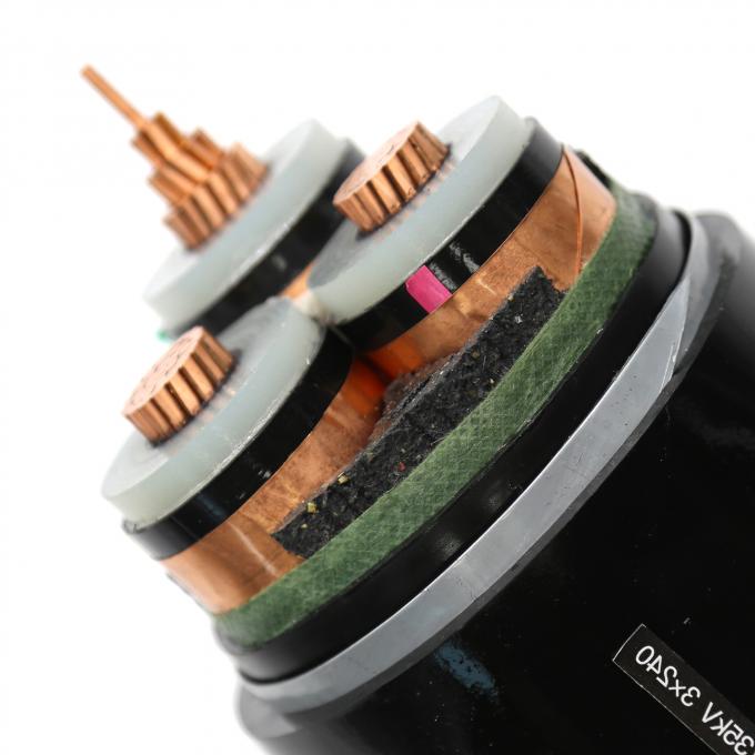 MV Cu XLPE STA PVC Medium Voltage Power Cables N2XSY Copper Conductor XLPE Insulation N2XS2Y