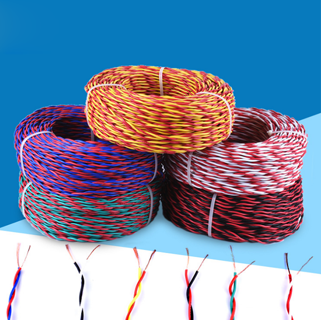 Stranded Copper 2 Core Wire Cable 0.5mm-6mm Twisted Pair RVS Electrial ...