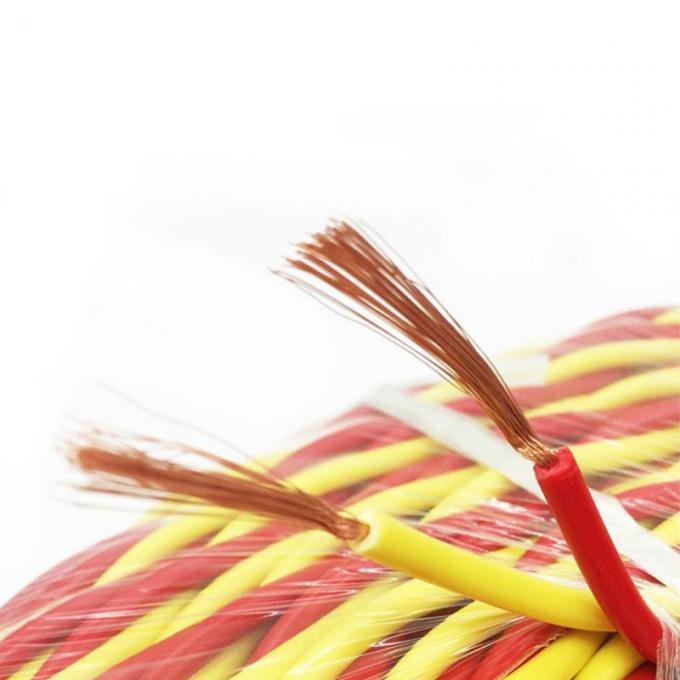 Household Wire Red Yellow Flexible Electrical Cable Red Blue Copper ...