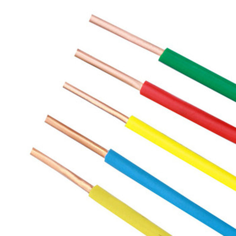 750V Multicolor Single Core PVC Insulated Cable Anticorrosive Heat ...